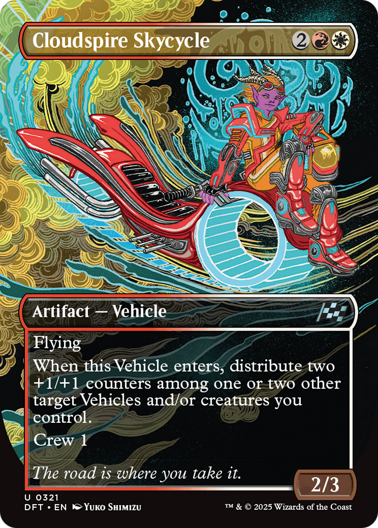 Cloudspire Skycycle (DFT-321) - Aetherdrift (Borderless) Foil – Team ...